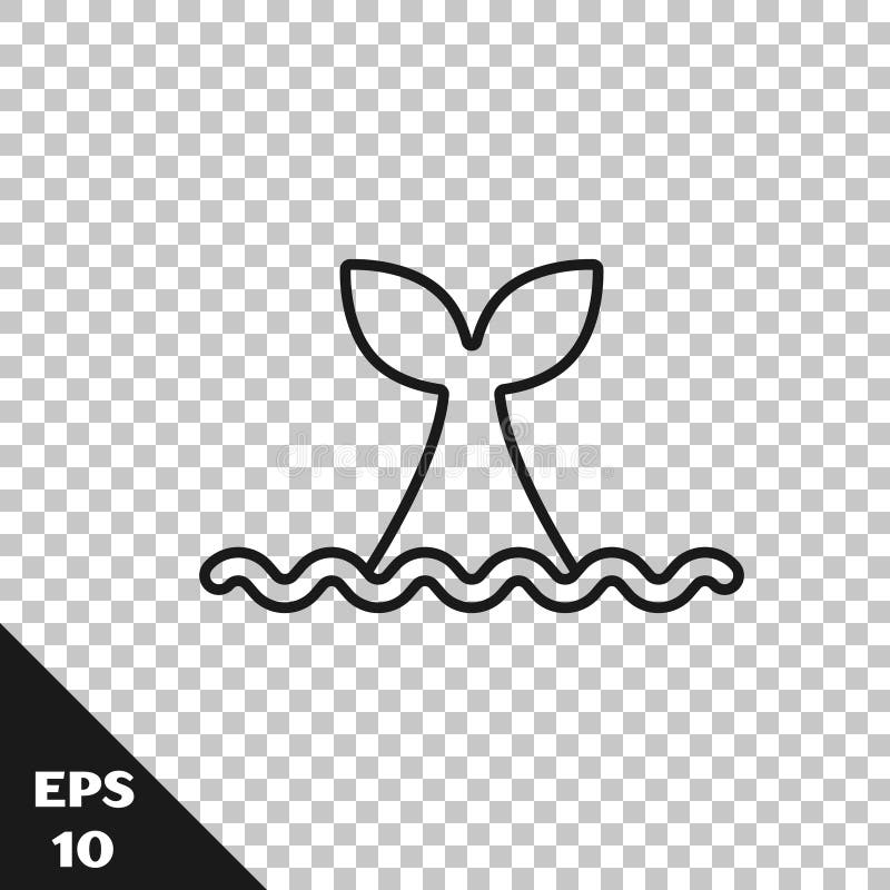Whale Tail Transparent Stock Illustrations – 364 Whale Tail Transparent ...
