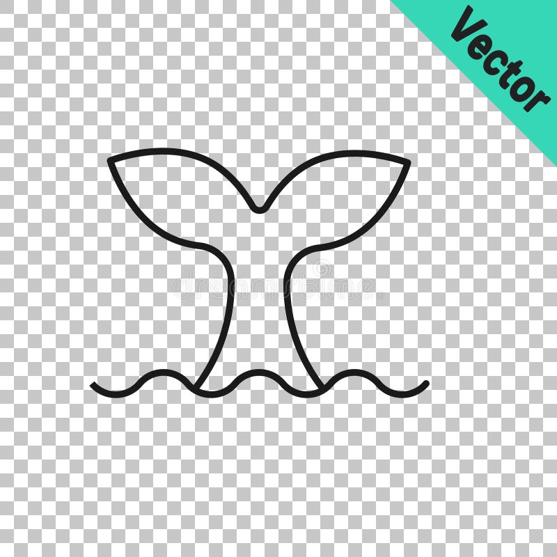 Whale Tail Transparent Stock Illustrations – 401 Whale Tail Transparent ...