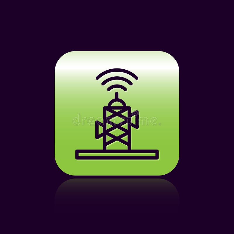 Green Radio Tower Stock Illustrations – 426 Green Radio Tower Stock ...