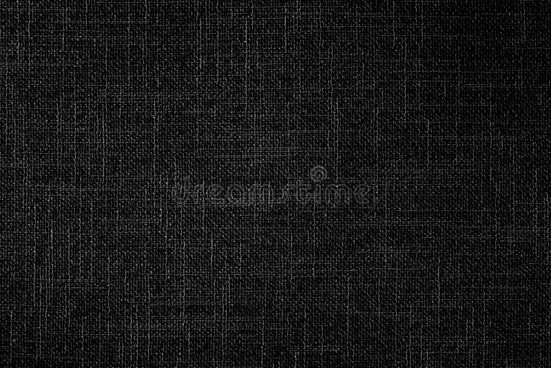 Black Linen Fabric Texture or Background Stock Photo - Image of flax ...