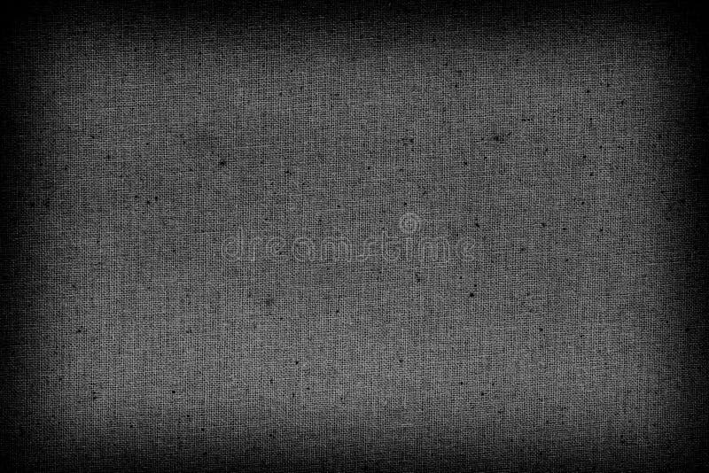 Black Linen Fabric Texture or Background Stock Photo - Image of flax ...