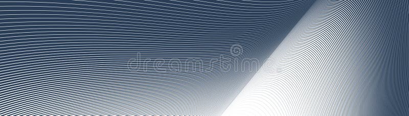 Black Lines in 3D Perspective Vector Abstract Background, Single Color ...