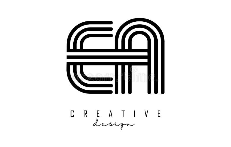 Ea Letters Technology Logo Design Stock Illustrations – 96 Ea Letters ...