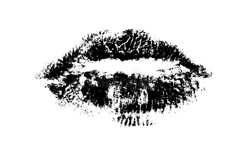 Black Lips 2 stock illustration. Illustration of isolated - 2021726