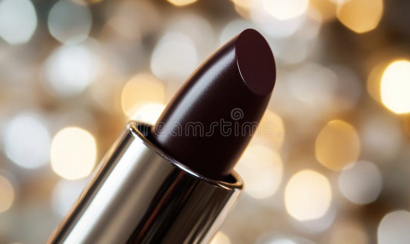 A Black Lipstick is Shown in the Image Stock Photo - Image of white ...