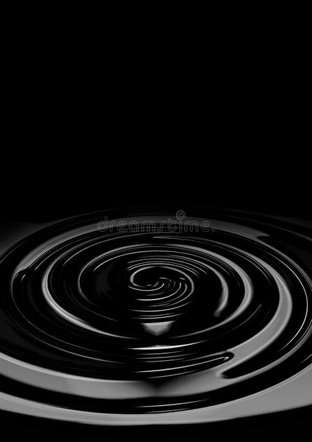 Black Liquid stock illustration. Illustration of liquid - 14165998
