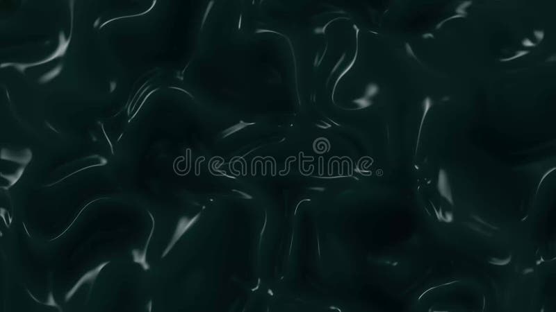 Black Ink Liquid Animation on Green Screen Background Stock Footage ...