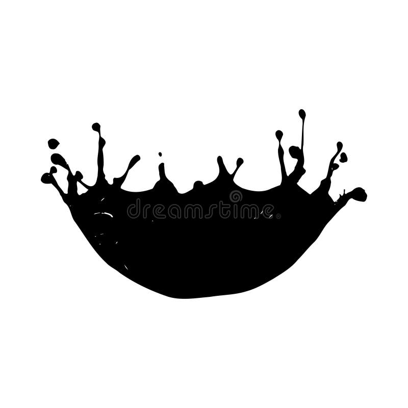 Black Liquid Silhouette Stock Illustrations – 65,000 Black Liquid ...