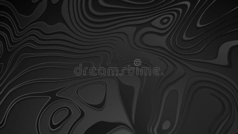 Black Liquid Flowing Waves Abstract Motion Background Stock Footage ...