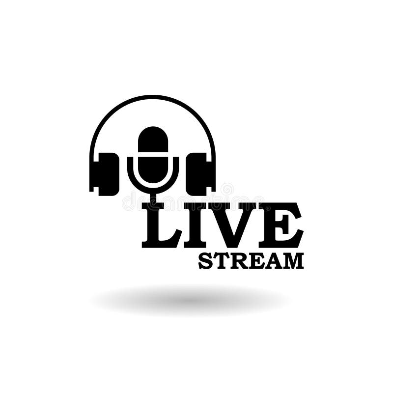 Black Live Stream Icon Stock Illustrations – 1,842 Black Live Stream ...