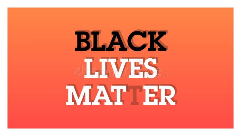 Black Lives Matter Text Animation on Abstract Blue Motion Background ...
