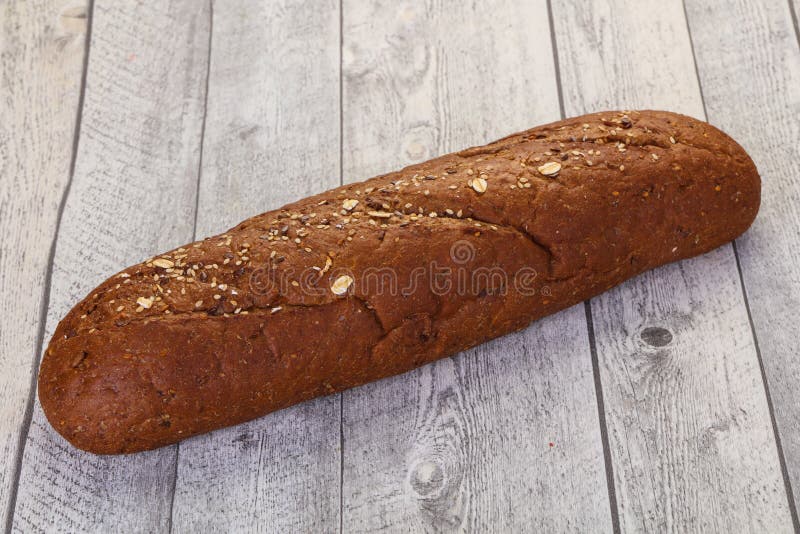 Black loaf bread stock image. Image of board, kitchen - 155156141