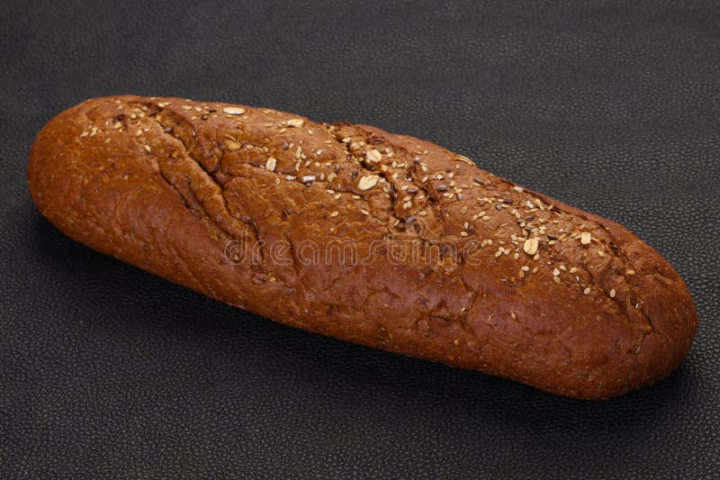 Black loaf bread stock image. Image of flour, homemade - 178015271