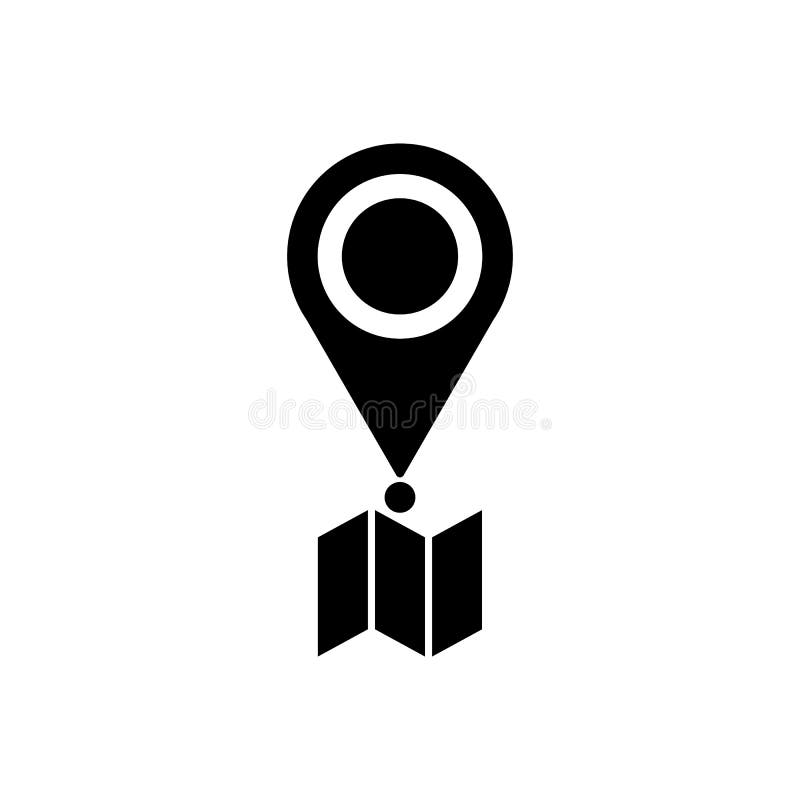 Location Icon Black White Stock Illustrations – 60,162 Location Icon ...