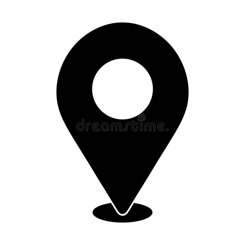 Black Location Corn Icon Isolated on Transparent Background. Vector ...
