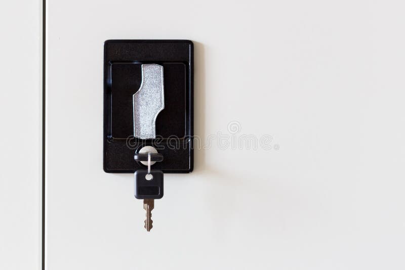 Black Locker key stock photo. Image of vault, steel, bank - 44032452