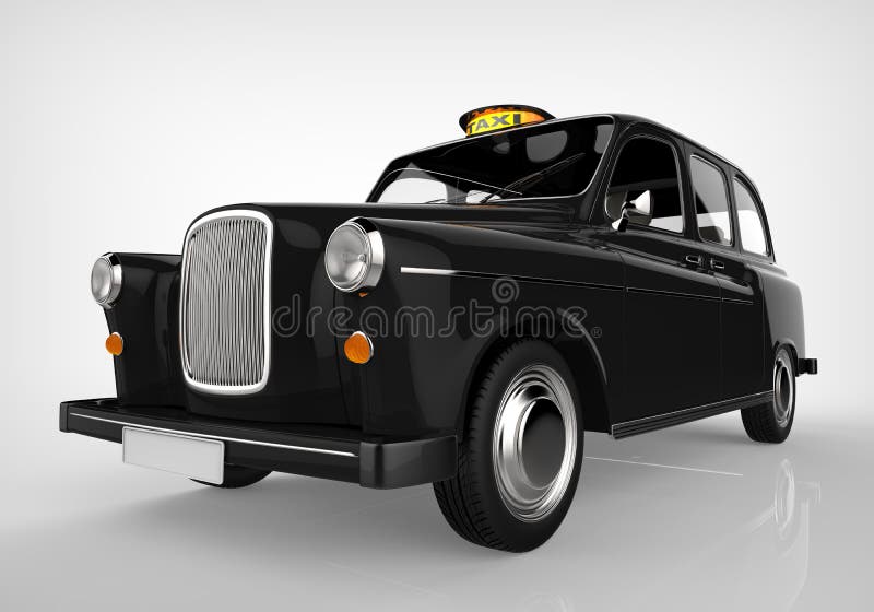 London Cab Taxi Transport Poster Stock Vector - Illustration of ...