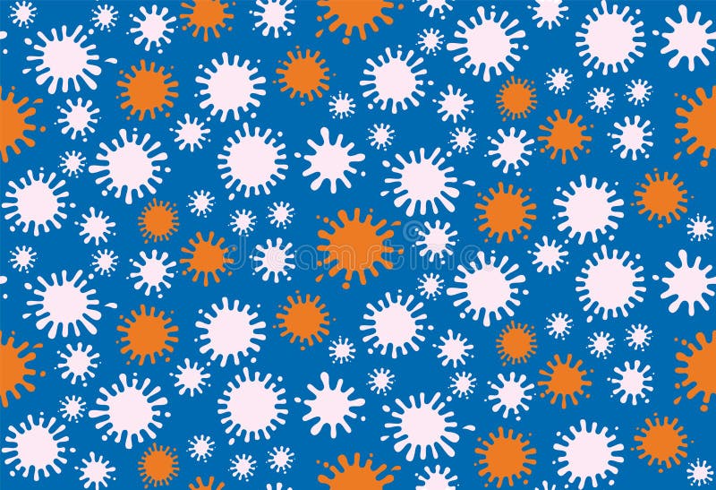 Blots Seamless Pattern. Spots Abstract Vector Background. Stock Vector ...