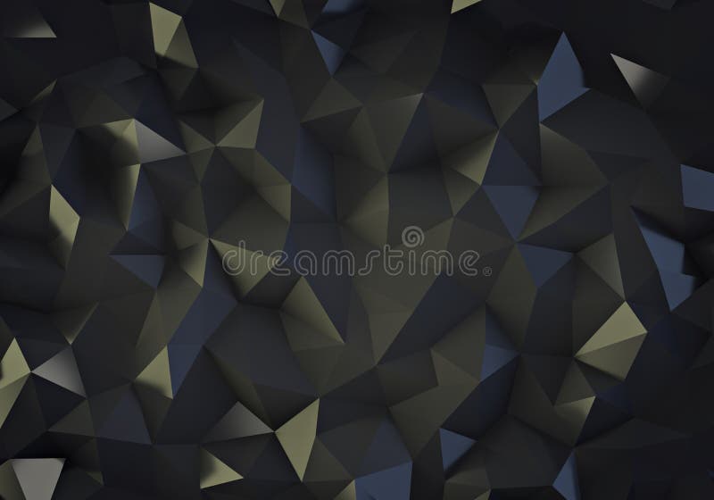 Black low poly background stock illustration. Illustration of geometric ...