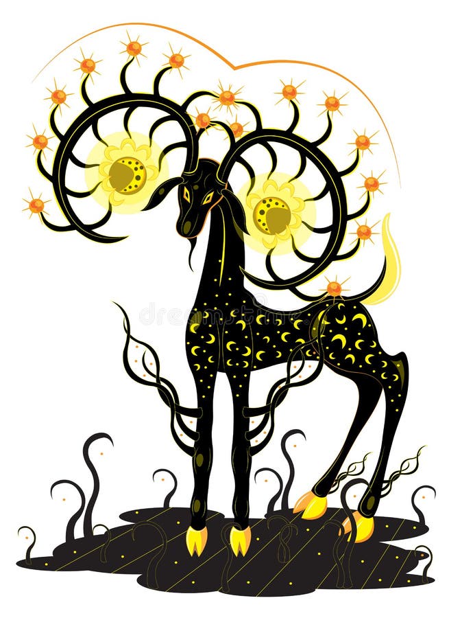 Goat Moon Stock Illustrations – 2,230 Goat Moon Stock Illustrations ...