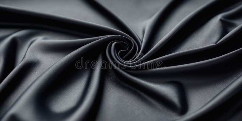 Black Luxury Fabric Background with Space for Text Stock Photo - Image ...