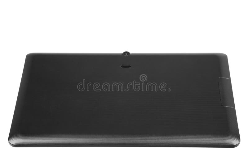 Black Tablet Isolated Background and Screen Stock Image - Image of ...