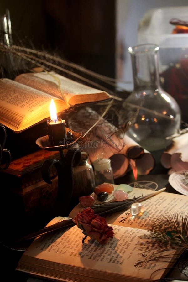 Black Magic Ritual stock image. Image of dark, book, esoteric - 80987921