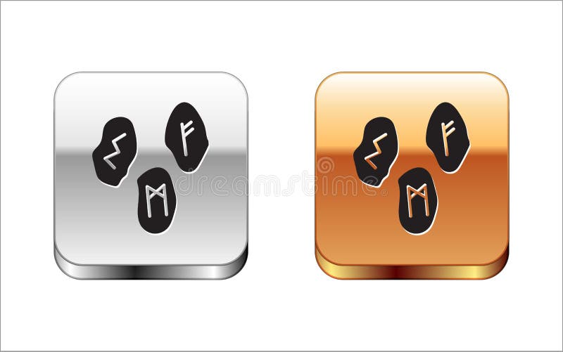 Silver Runic Script stock vector. Illustration of icelandic - 24005879