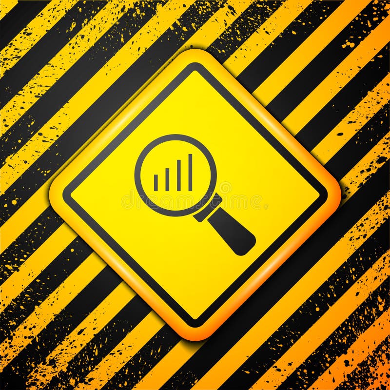 Yellow Graph Magnifying Glass Stock Illustrations – 399 Yellow Graph ...