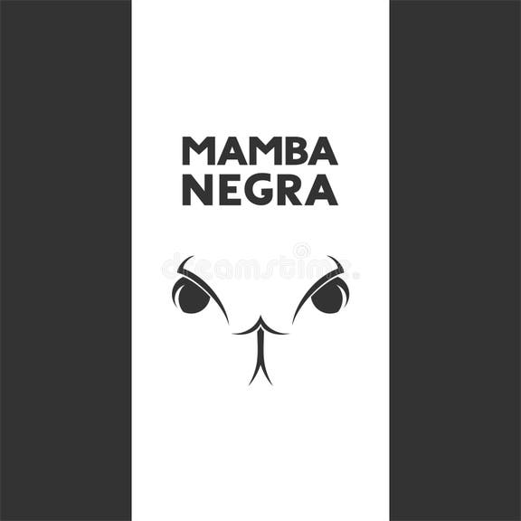 Black mamba illustration stock vector. Illustration of sign - 270100240