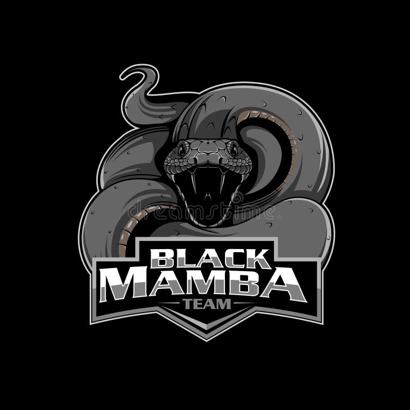 Black Mamba Face Stock Illustrations – 101 Black Mamba Face Stock ...