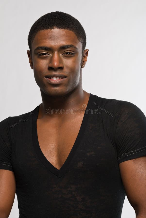 Black man stock photo. Image of athletic, tall, shirt - 28965856