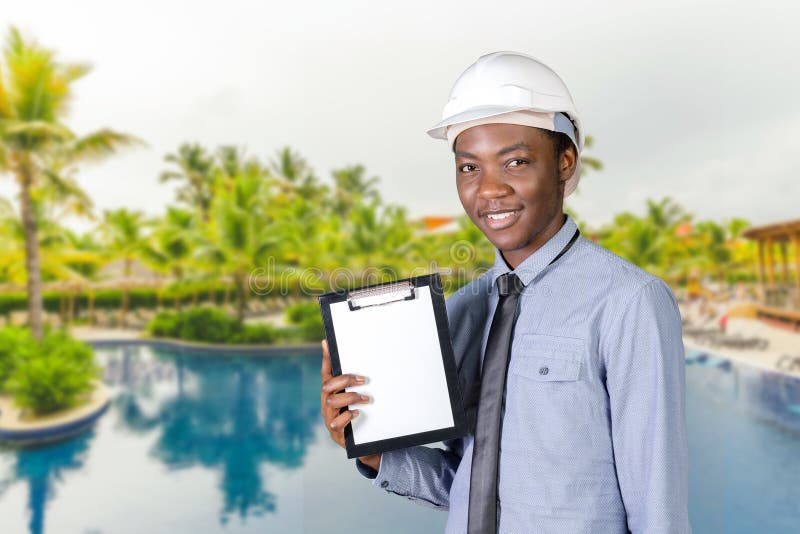 Black man architect stock image. Image of manager, formal - 69703625