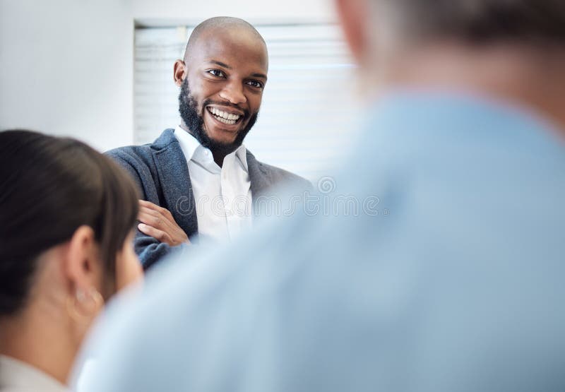 Planning, Sports and Golf with Black Man on Field for Training ...