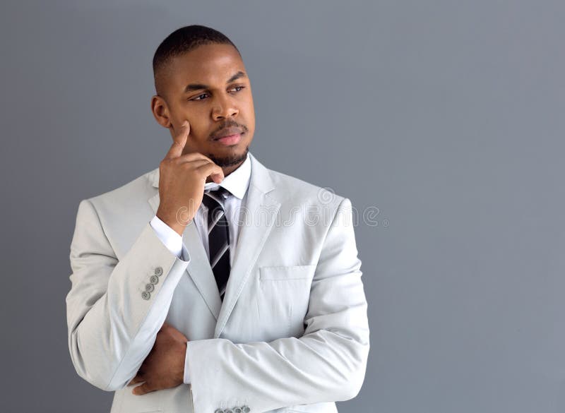Pensive black man stock image. Image of background, cloth - 132384113 Pensive black man stock image. Image of background, cloth - 132384113