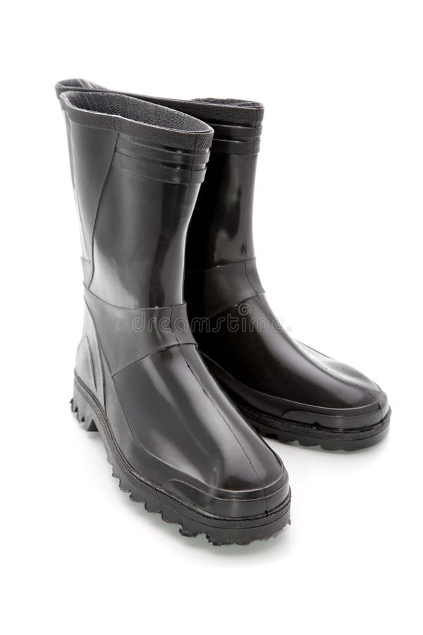 Black man s rubber boots stock image. Image of working - 40137863