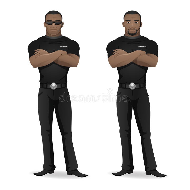 Black Security Guard Security – Security Uniform