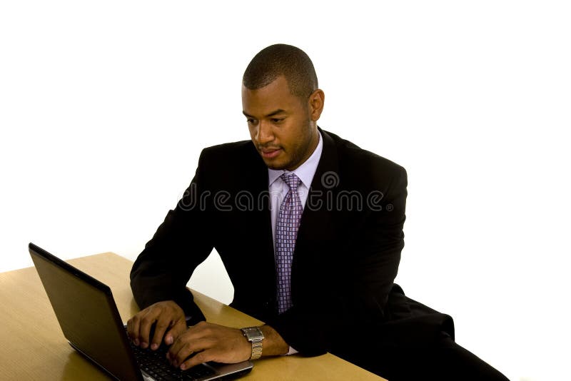 Man Hands on Laptop Computer Keyboard 1 Stock Photo - Image of american ...