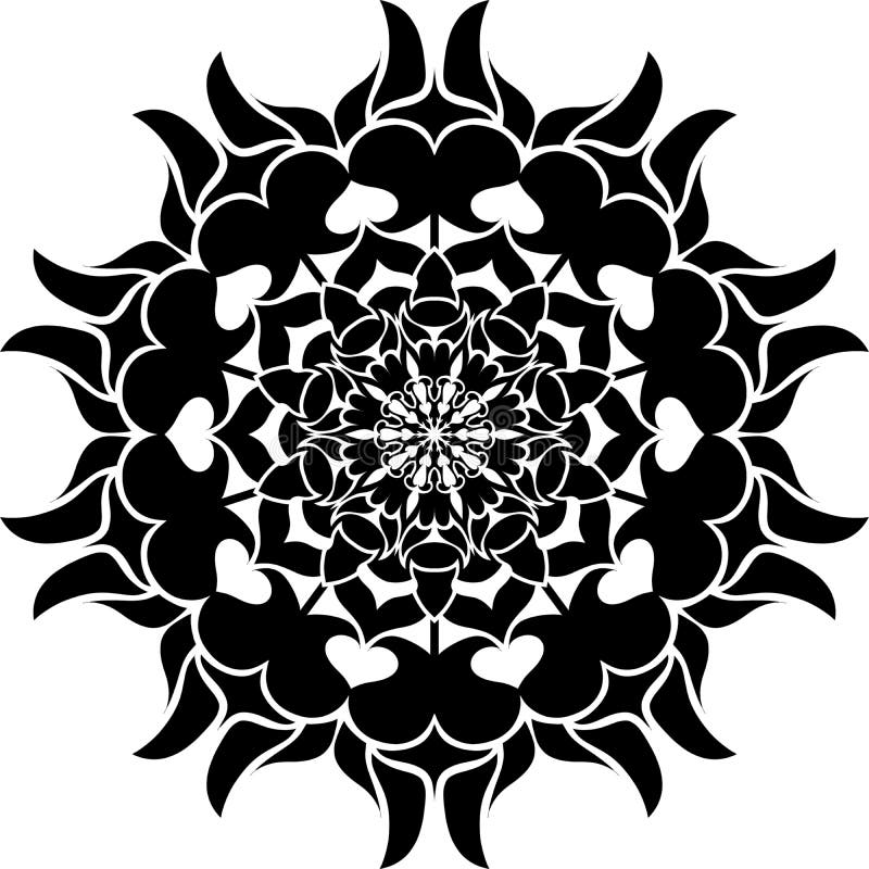 Tattoo Abstract Black Arm Template Vector Set Stock Vector ...