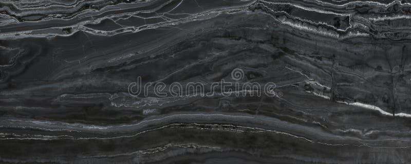 Black Marbe Stone Texture Background, Glossy Lined Marble Surface Stock ...