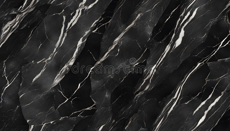 Black Marble Natural Pattern for Background Stock Illustration ...
