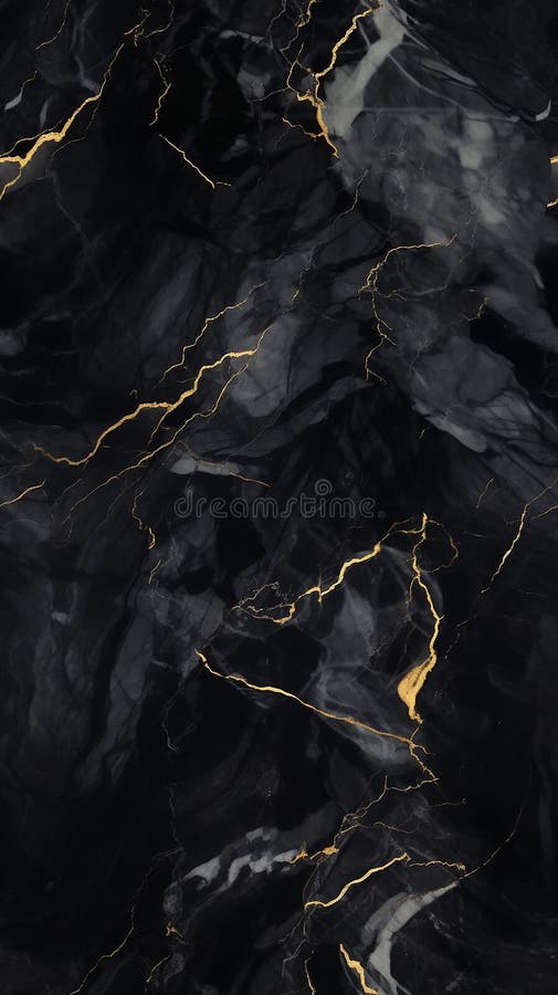 Black Marble Seamless Pattern Stock Illustration - Illustration of ...