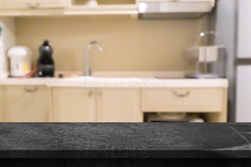 586 Marble Kitchen Counter Blurred Background Stock Photos - Free ...