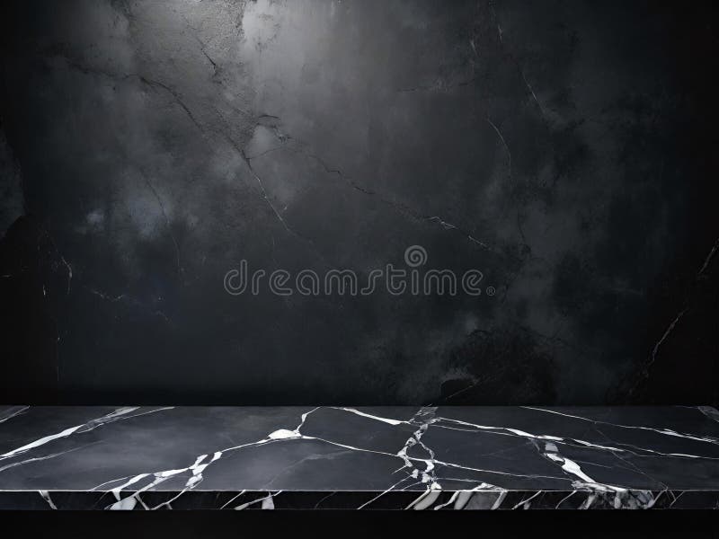 Black Marble Texture Background, Natural Stone Floor with High ...