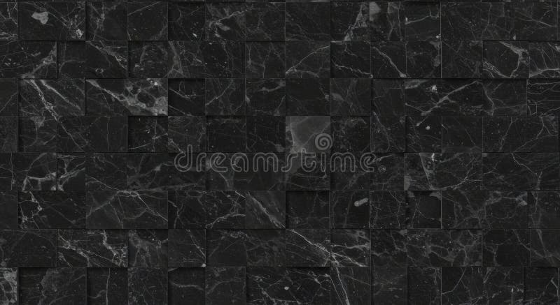 Black Marble Tile Wall Texture Seamless Pattern Background Design Stock ...
