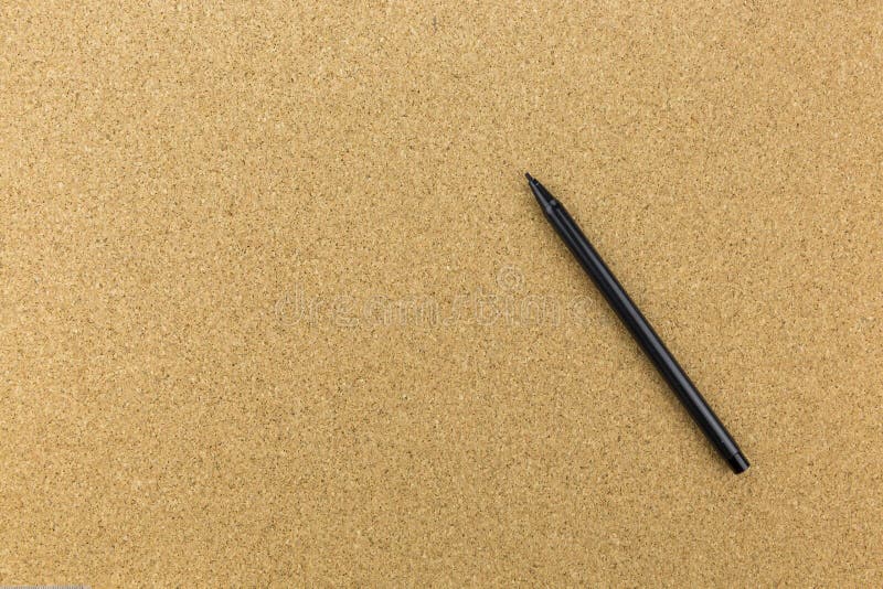 Black marker on cork board stock photo. Image of board - 55059112