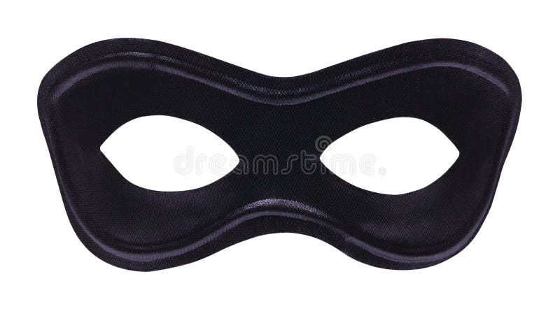 Black Mask Cut Out stock photo. Image of fabric, masquerade - 161367412