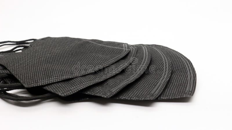 Black Mask Used To Protect from Viruses Stock Photo - Image of clinic ...