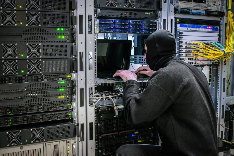 A Black Masked Hacker is Looking for Vulnerabilities in the Protection ...