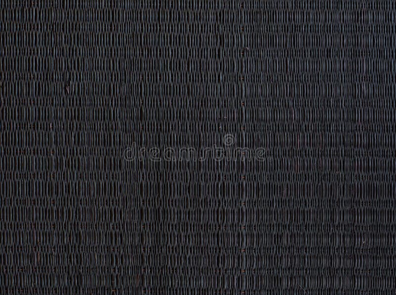 Black Mat, Woven Placemat Texture Stock Image - Image of vintage ...